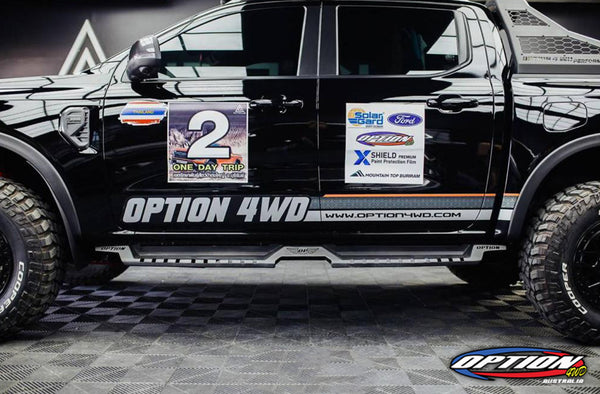 V2 SIDE STEPS - FORD RANGER NEXT GEN (MY22+) – OPTION 4WD